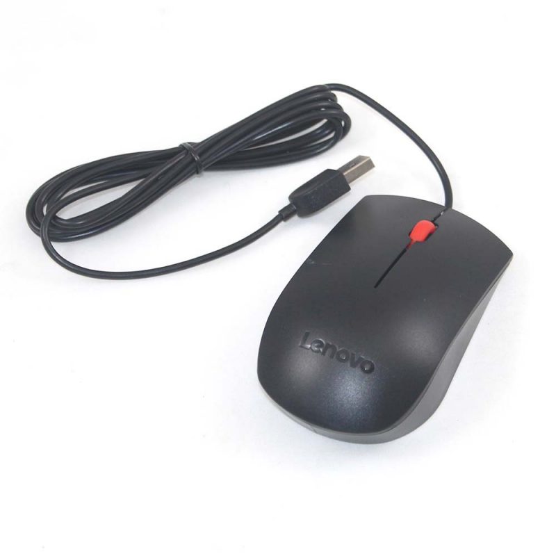 Lenovo - USB Optical (Wheel) (Black) Mouse (00PH133) - Tekeurope