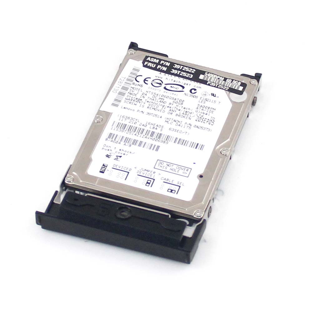 60GB IDE 2.5" 9.5mm 5400RPM HDD (39T2523) - Tekeurope