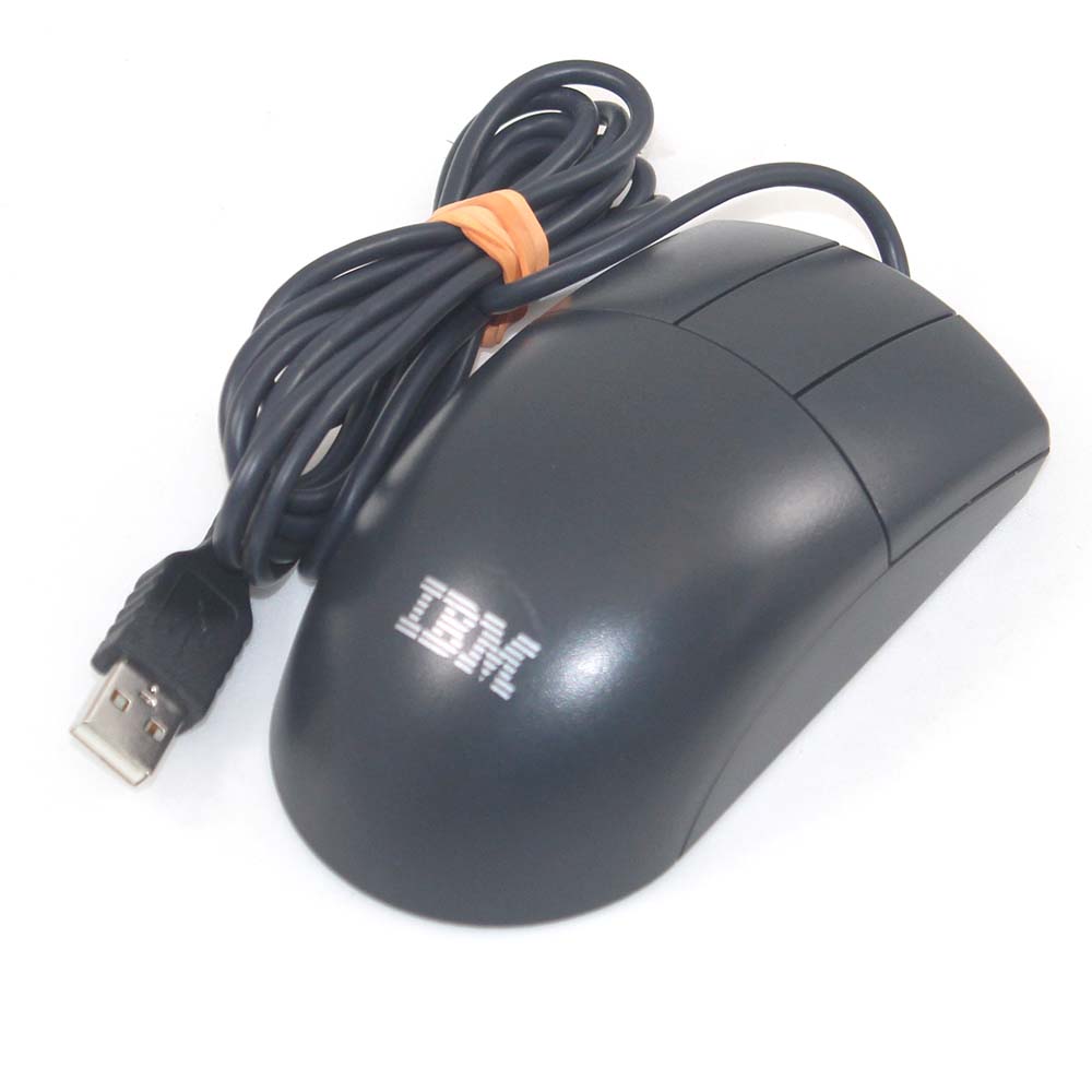 IBM - USB Optical Black (3 Button) Mouse (40K9203) - Tekeurope