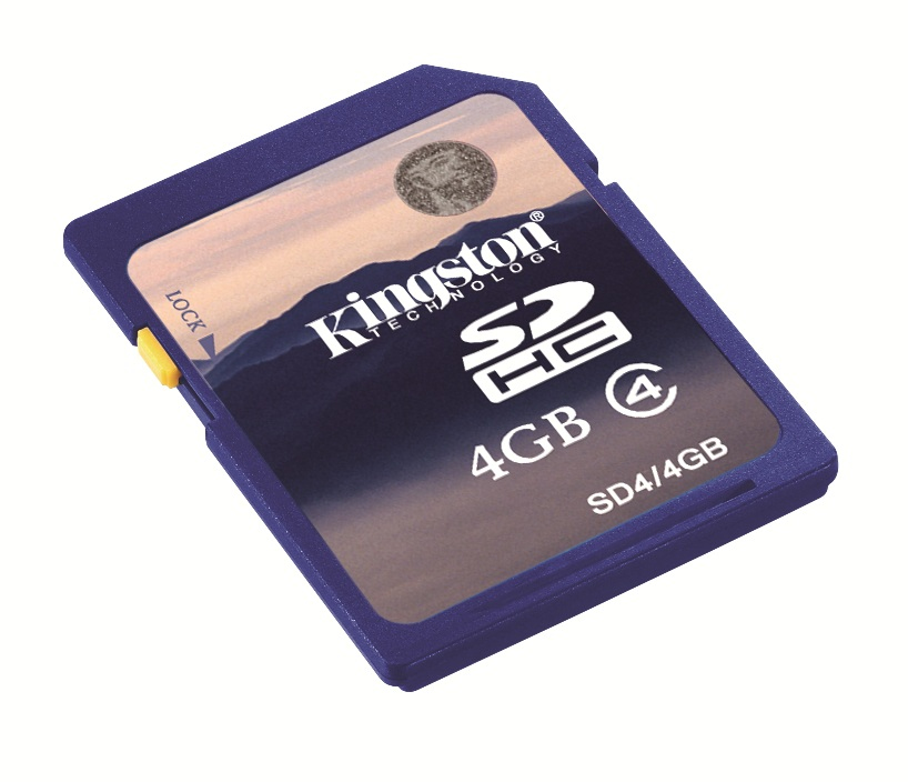 Kingston 4GB SD Card (SD4/4GB) - Tekeurope