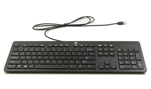 HP USB Slim Style Windows 8 Enhanced UK Keyboard (803823-031) - Tekeurope