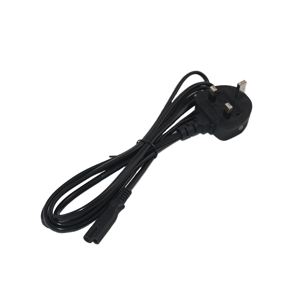 Figure 8 (UK) 1.8M Power Cable (FIG8-UK-1.8M) - Tekeurope