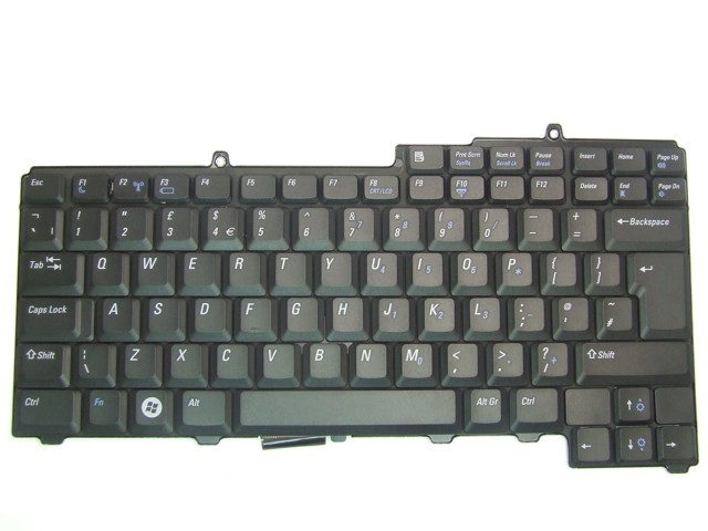 UK Keyboard Assembly (w/ Pointstick) - Dell Latitude D520/D530 (RF095 ...