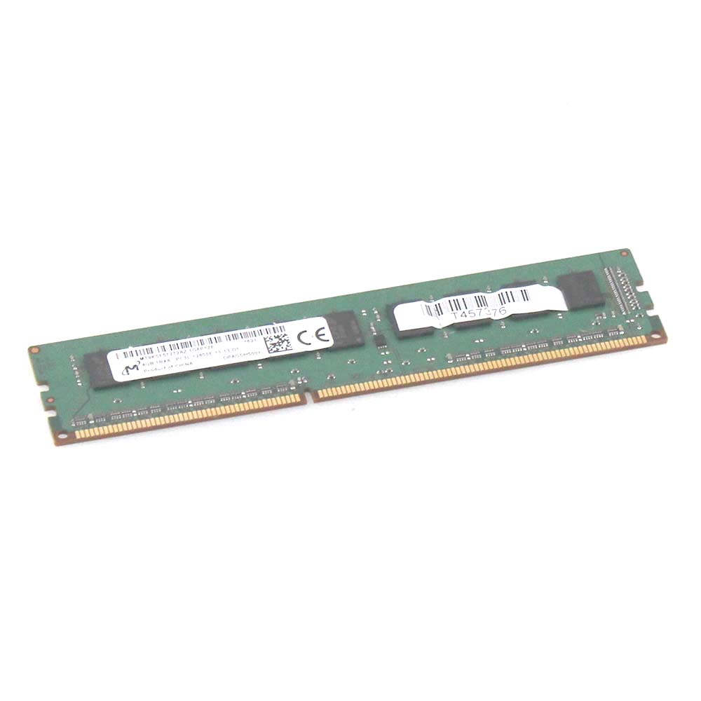 4GB UDIMM 2Rx8 PC3L-12800E DDR3 1600MHz (240 Pin) (ECC) Memory (MT9KSF51272AZ-1G6P1ZE) - Tekeurope