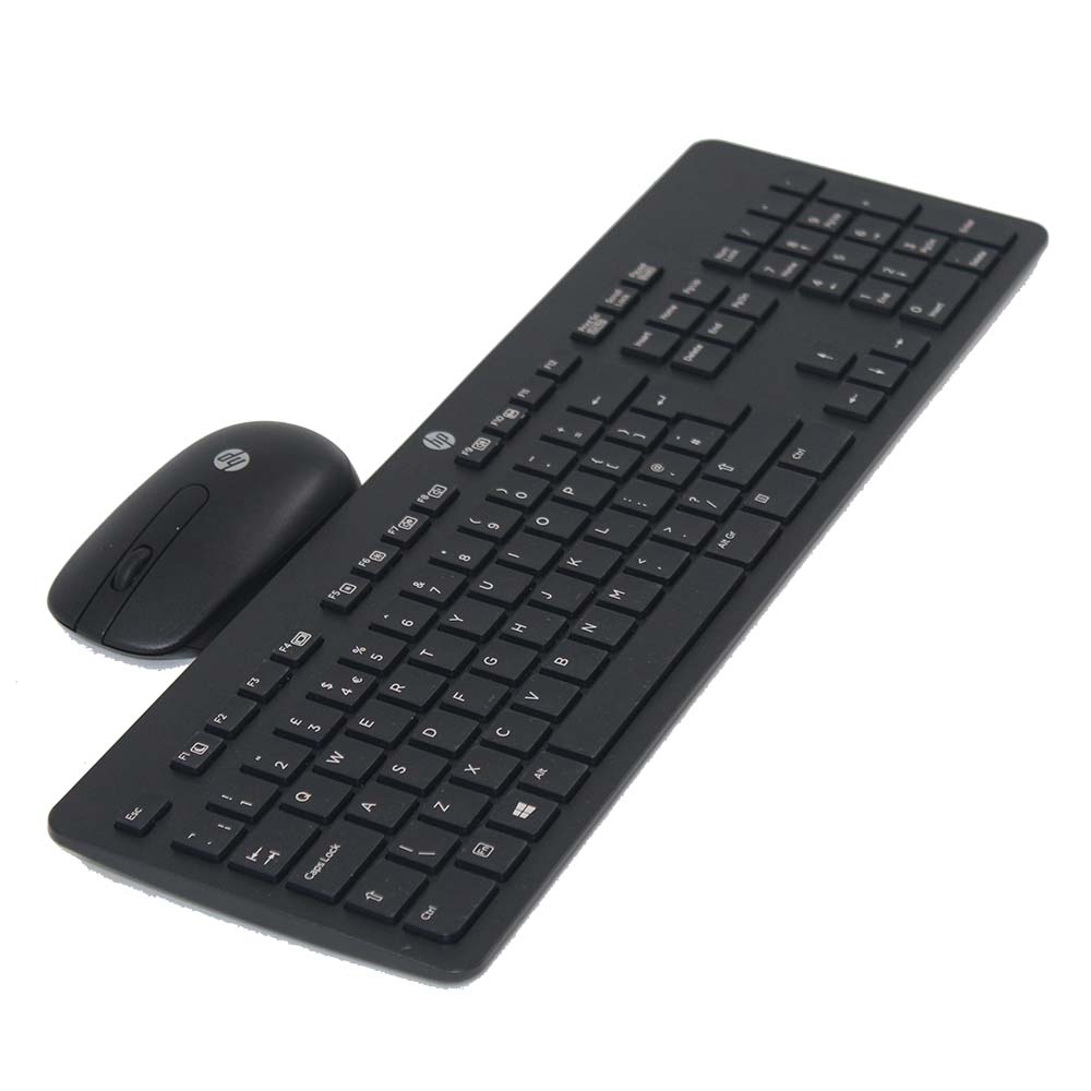 HP - USB (Slimline) Wireless UK Keyboard Mouse Combo (803183-031 ...