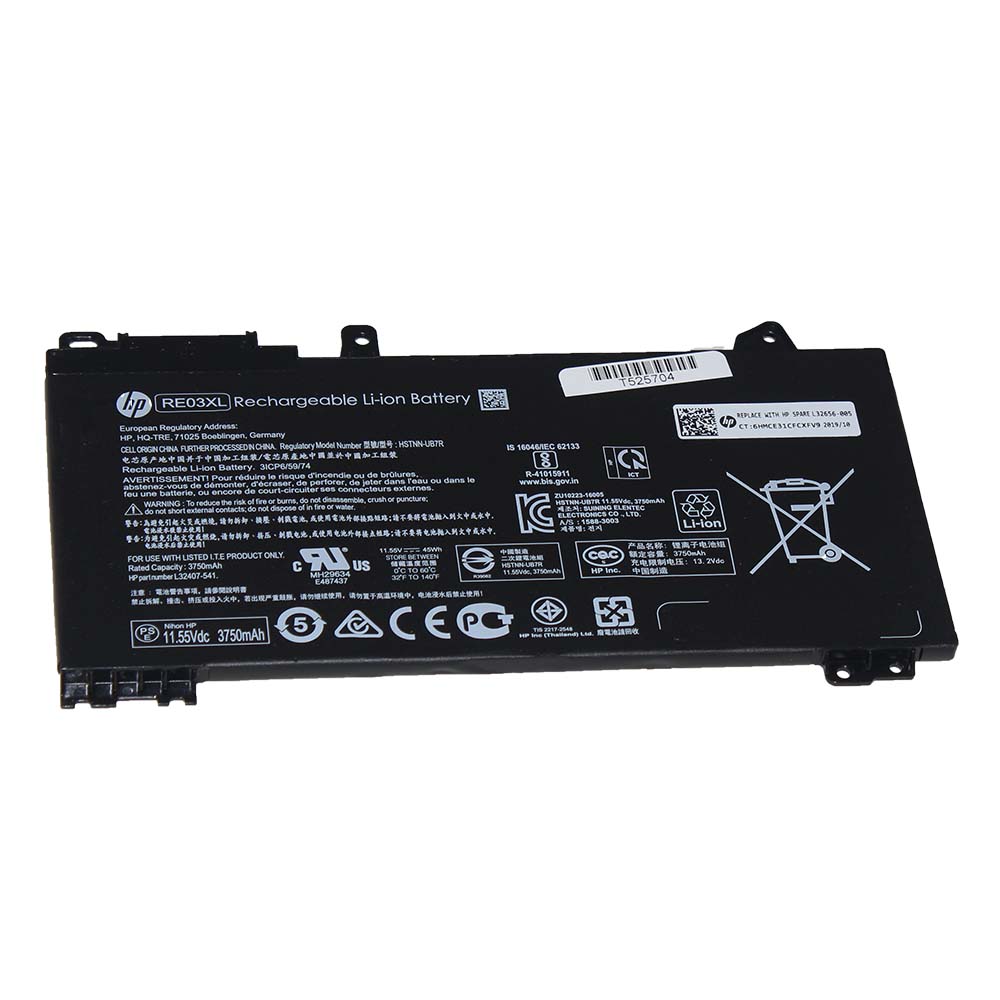 45Wh 3 Cell 11.55V Battery - L32656-005 - Tekeurope