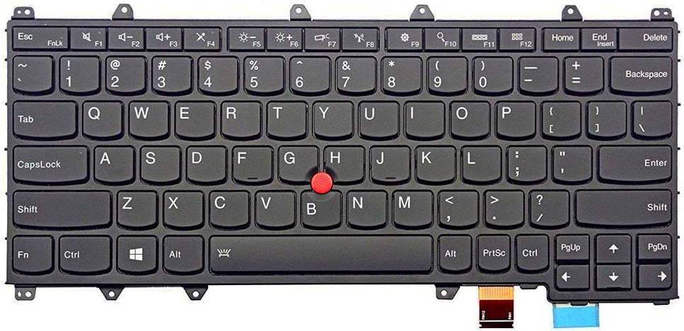 German Black (with pointstick) keyboard assembly - Lenovo Thinkpad Yoga ...