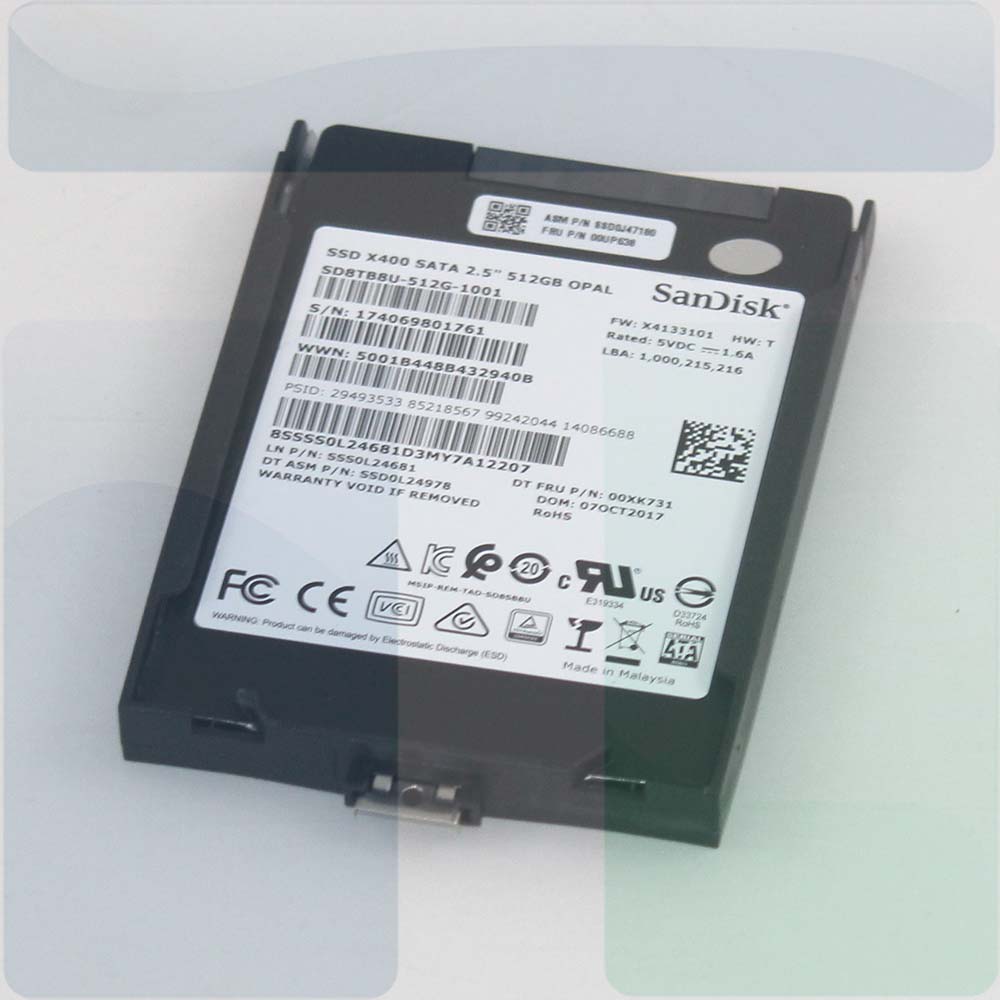 512GB SATA-3 2.5" 6GBs SSD (00XK715) - Tekeurope