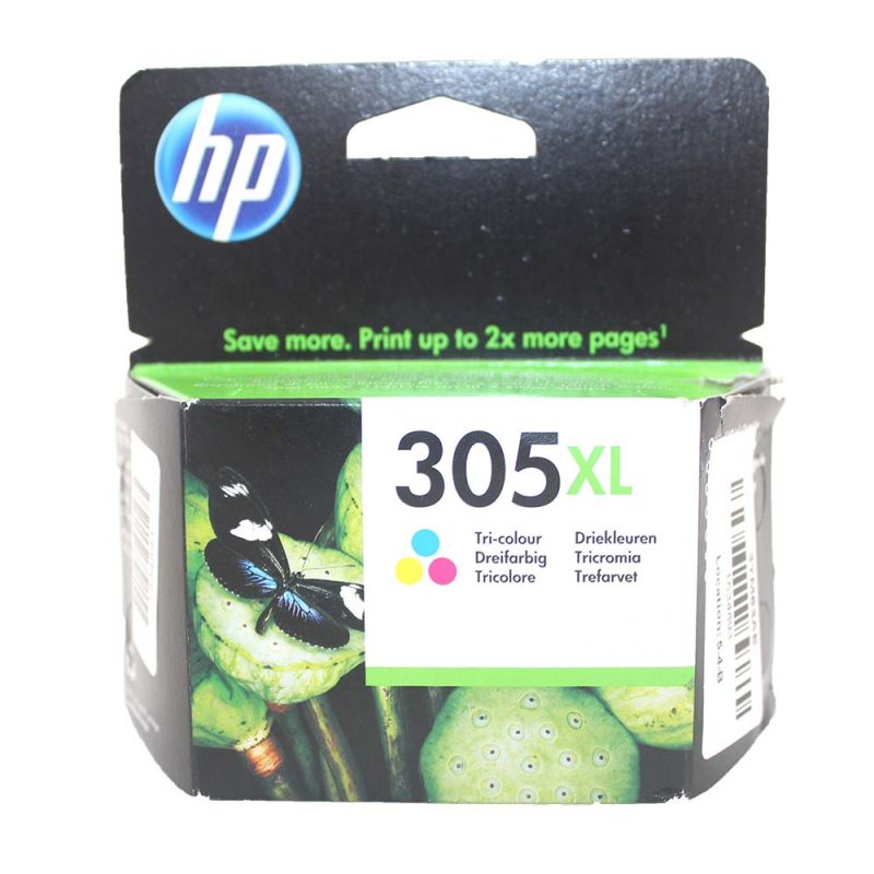 HP DeskJet - 305XL (Colour) Ink Cartridge (3YM63AE) - Tekeurope