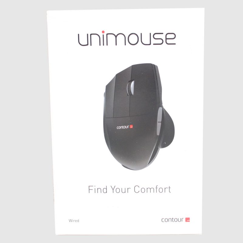 Contour Design Unimouse - Left-Hand USB Type-A IR LED 2800 DPI Mouse ...