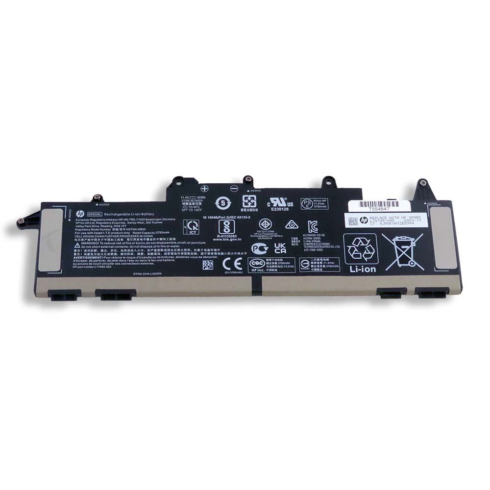 45Wh 3 Cell 11.55V (Internal with harness) Battery (L78125-005) - Tekeurope