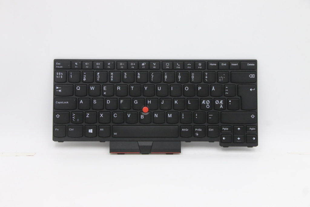 Lenovo Thinkpad L14 Nordic Black Backlit Keyboard - 5N20W67866 - Tekeurope