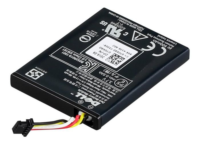 1.8WH 3.7V 500mAh RAID Controller Battery - Dell Power Edge H710, H810 ...