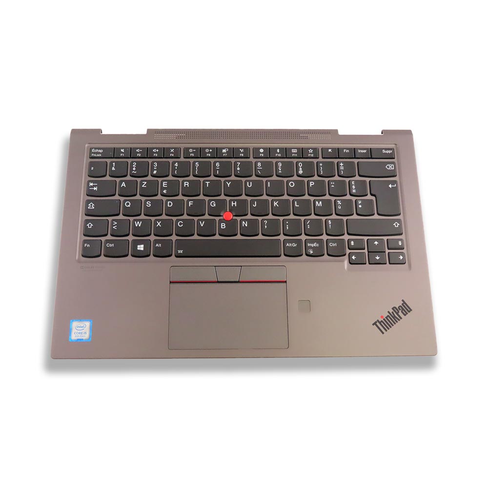 French Keyboard black palmrest assembly - Lenovo Thinkpad X1 Yoga (G4 ...
