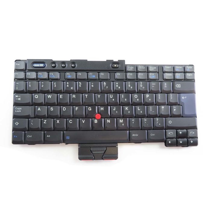 UK Keyboard Assembly (Black with trackpoint) - IBM Thinkpad T40/R50 ...