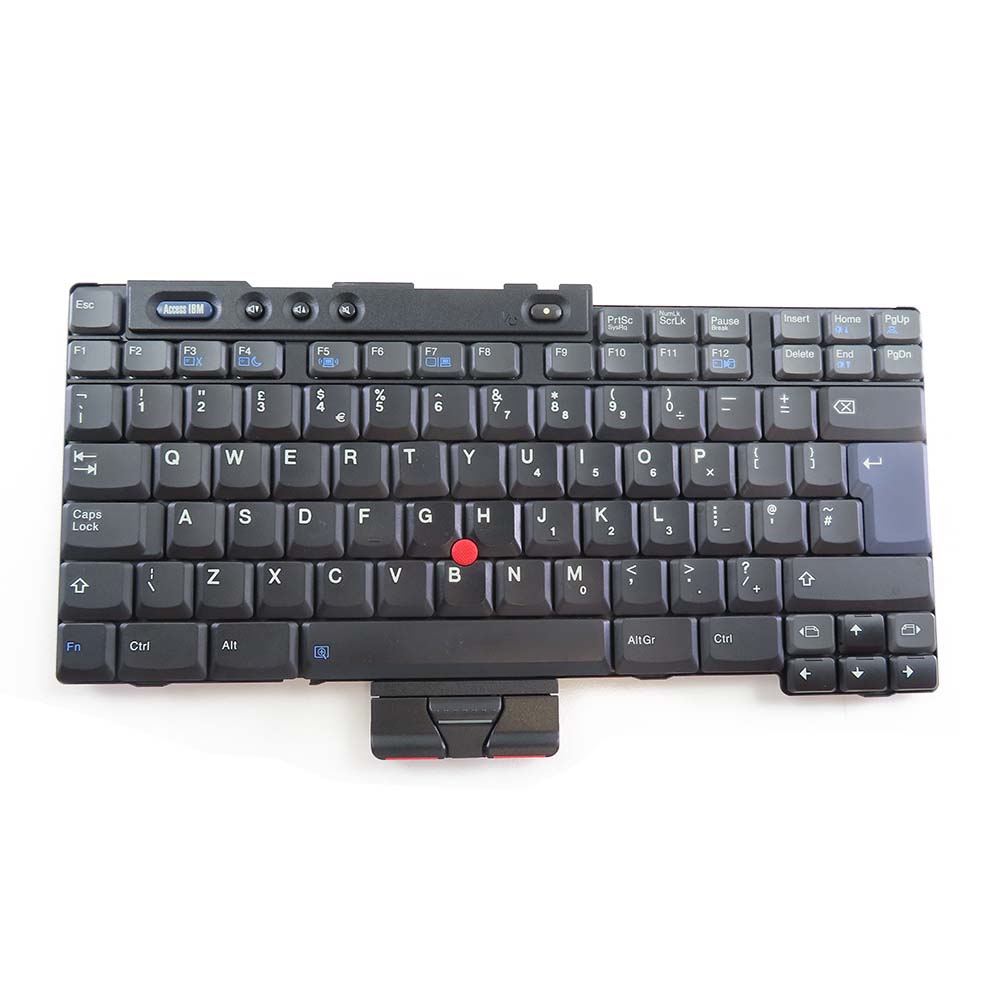 UK Keyboard Assembly (Black with trackpoint) - IBM Thinkpad T40/R50 ...