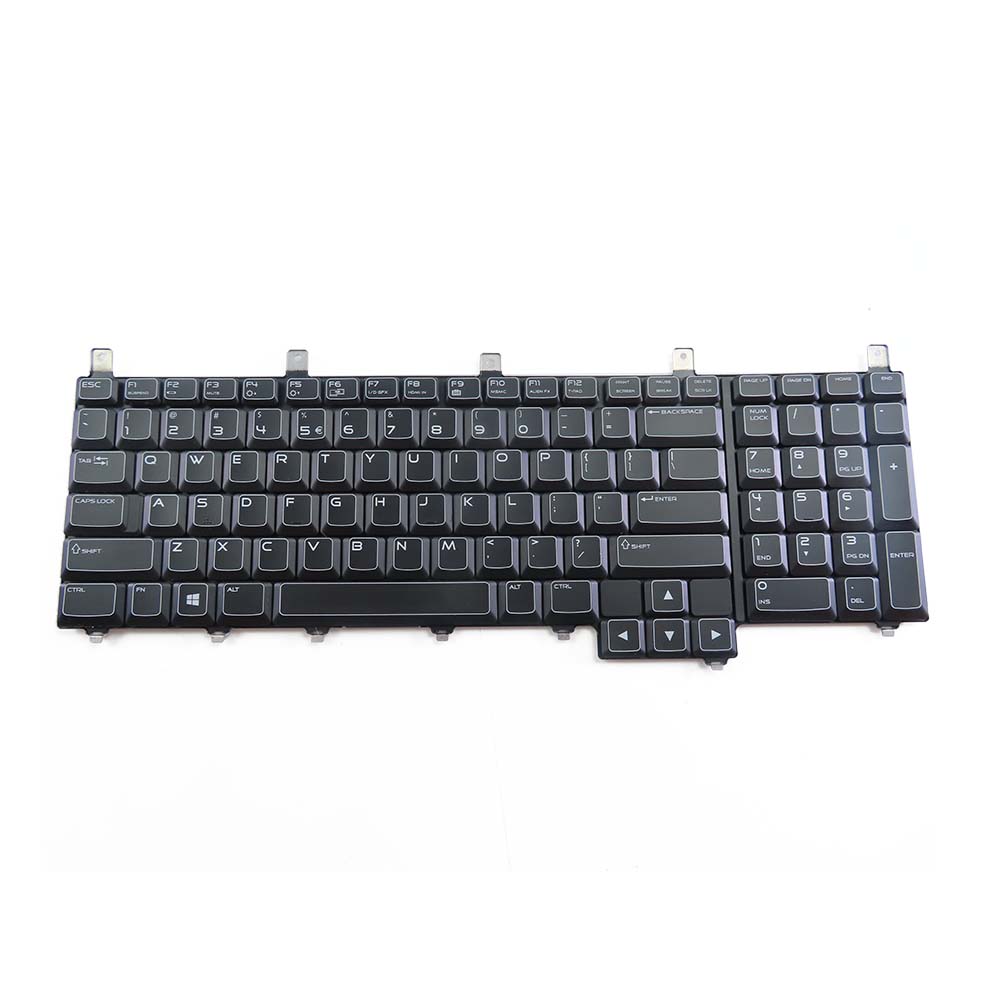 UK Black keyboard assembly - Dell Alienware M17X R4 (2H8DG) - Tekeurope