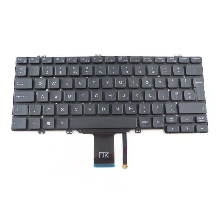UK Black backlit Keyboard assembly - Dell Latitude 5300 7300 (666FG ...
