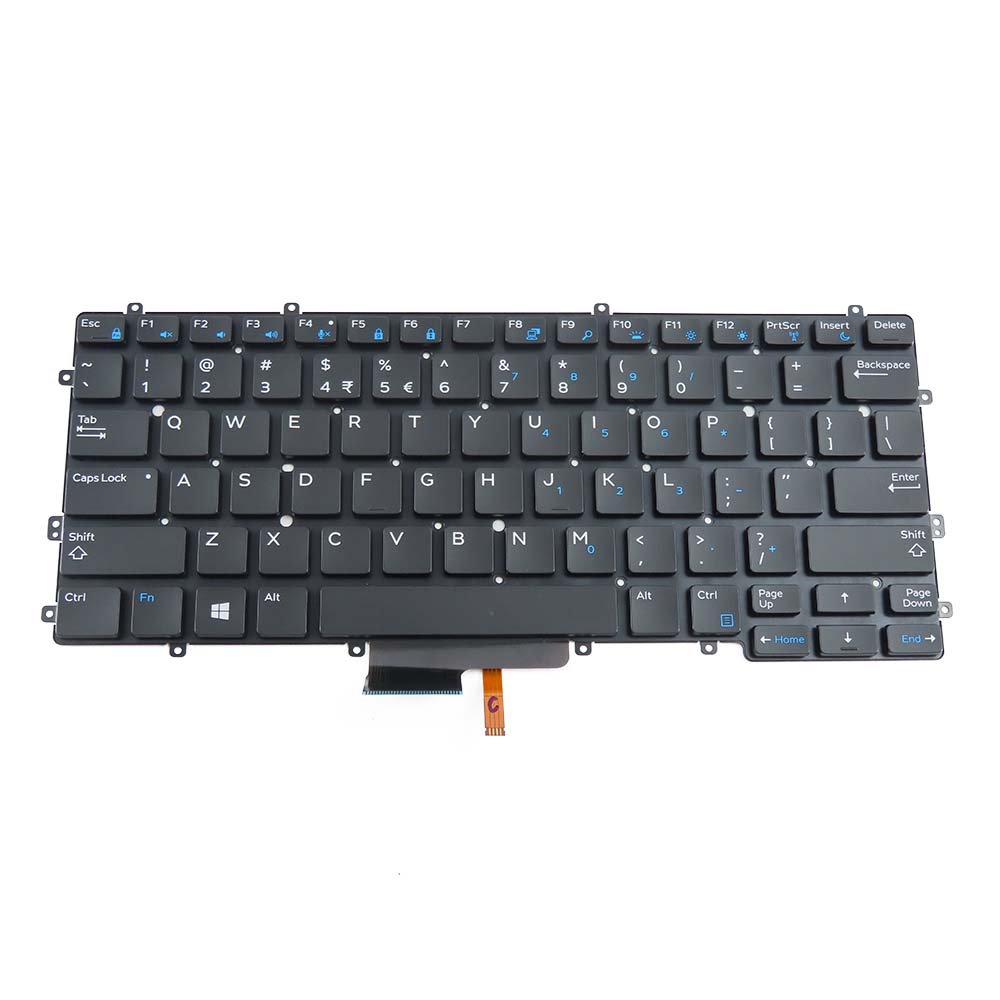 USI Black backlit keyboard assembly - Dell Latitude 7370 (R8H75 ...