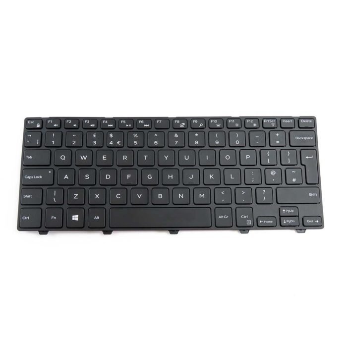 UK Black backlit keyboard assembly - Dell Latitude 3450 (X5H9F) - Tekeurope