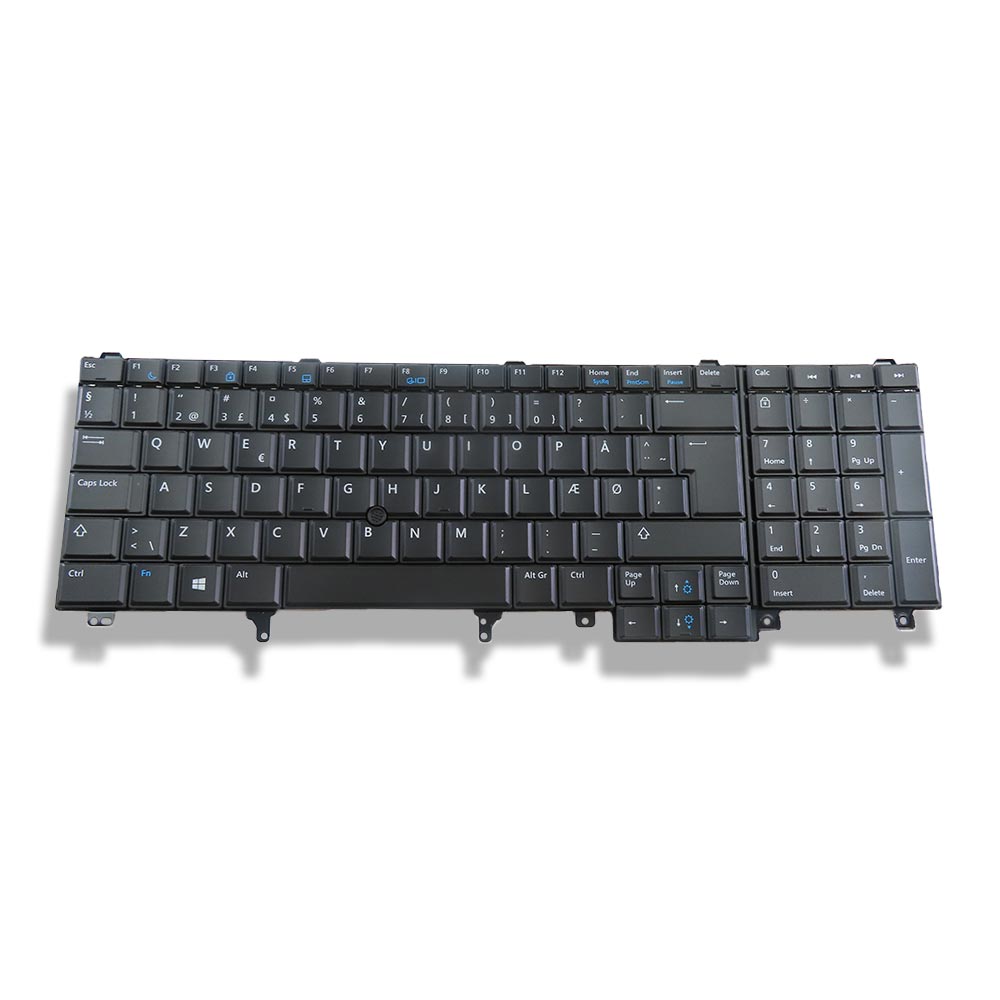 Danish Black keyboard assembly - Dell Latitude E5520 E5530 (G20FD ...