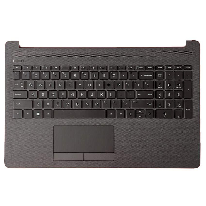 German Keyboard and Palmrest Assembly for HP 250 255 G7 Notebook ...