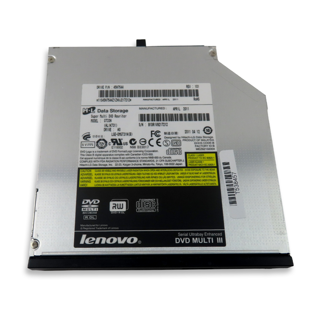 Lenovo Thinkpad DVD-RW/CD-RW Drive (45N7544) - Tekeurope