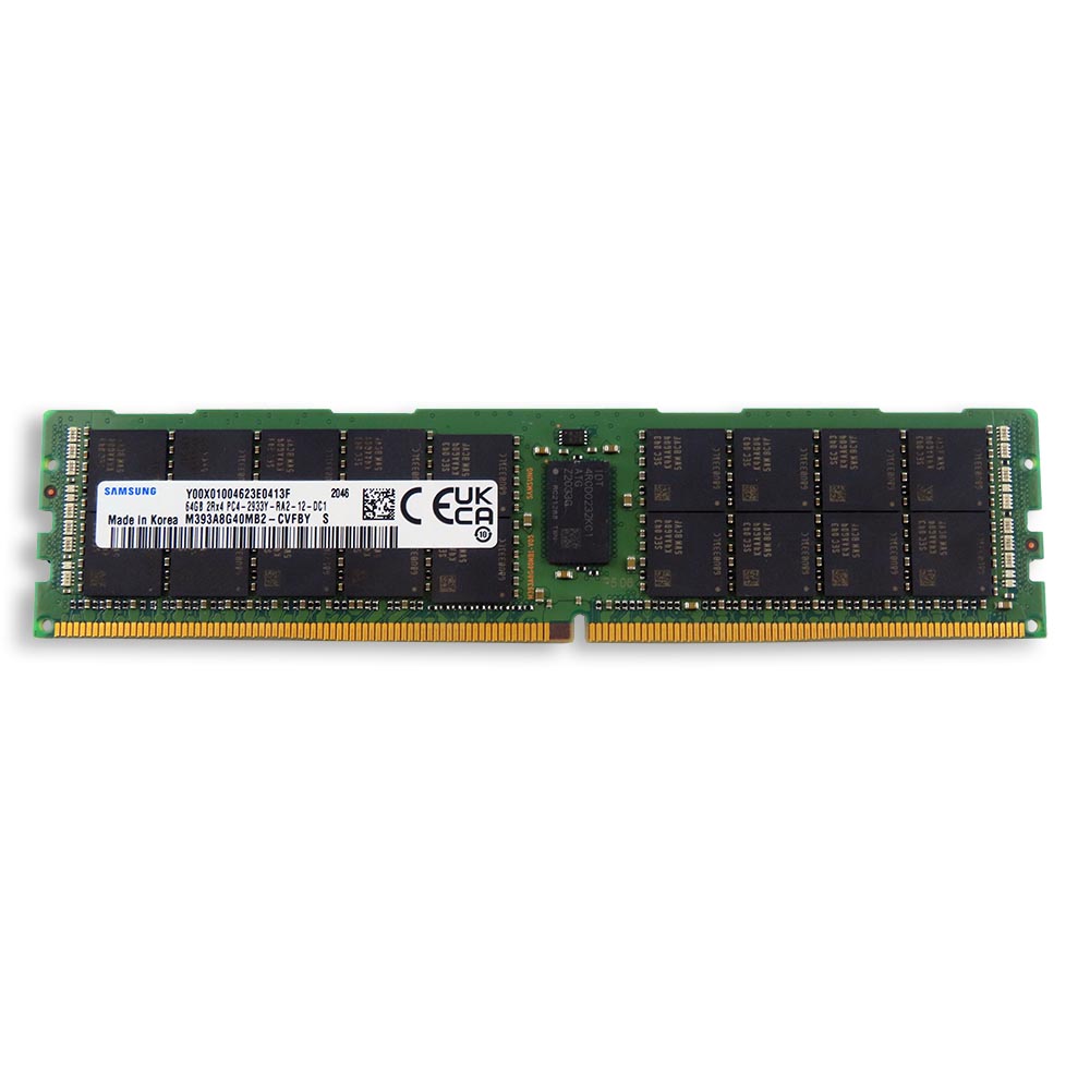 64GB RDIMM 2Rx4 PC4-23400Y-R DDR4 2933MHz (288 Pin) ECC Memory ...