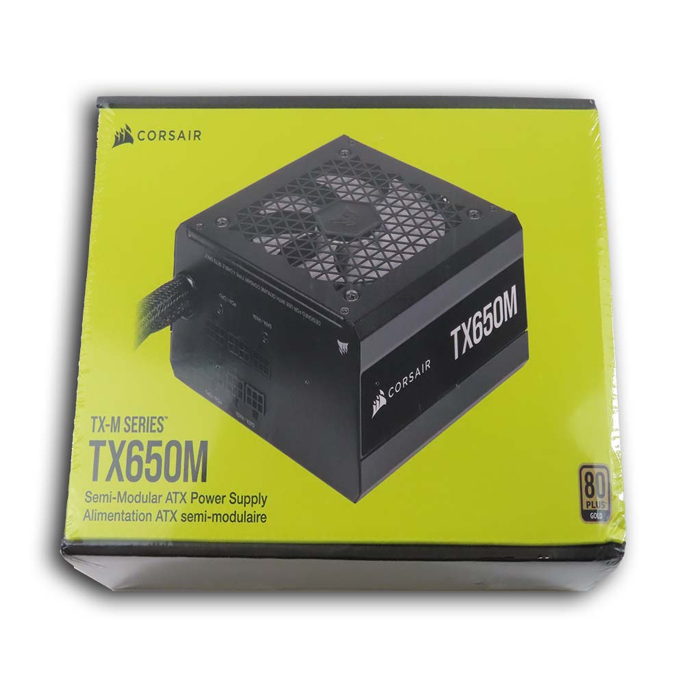Corsair 650W Enthusiast TX-M Series TX650M V2 PSU, Rifle Bearing Fan ...