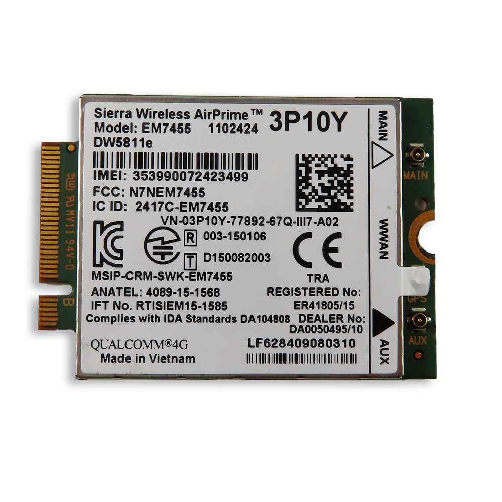 4G Wireless LTE M.2 WWAN Card Module (EM7455) - Tekeurope