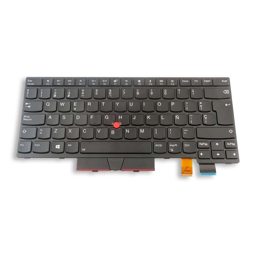 Spanish Backlit (black) keyboard ((with pointstick) assembly - Lenovo ...