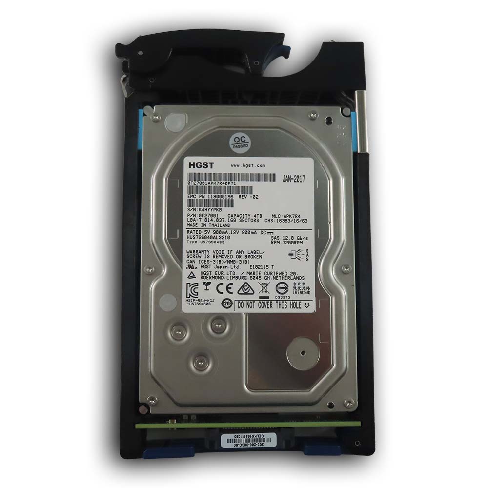 4TB SAS 3.5" 7200RPM 6Gb/s (Hot Swap with Caddy) HDD (005052064 ...